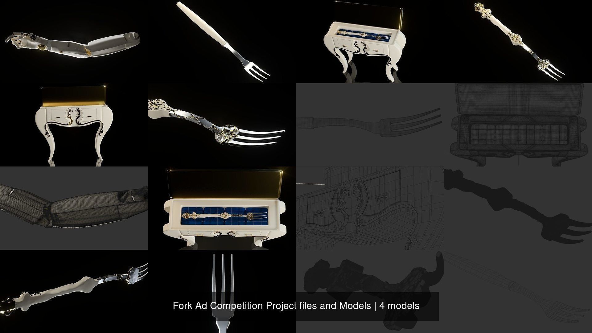 Fork Ad Competition Project files and Models 3D Model Collection | CGTrader