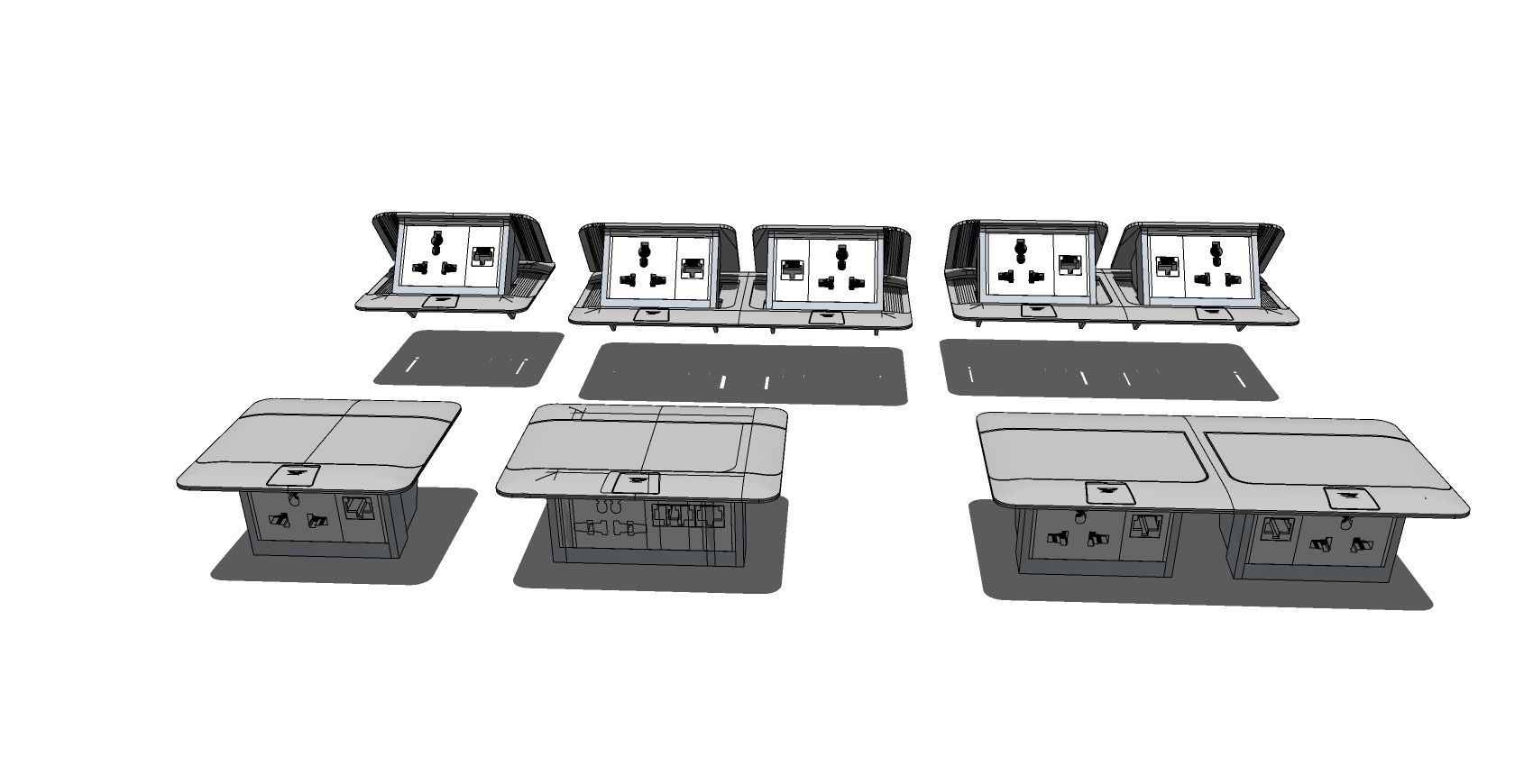 Switch socket 3D model | CGTrader