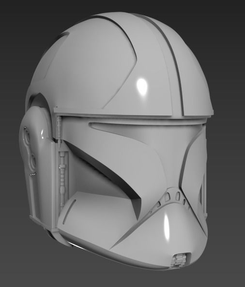 Clone Trooper Pilot Helmet n Chest Box 3d printing STL 3D model 3D ...