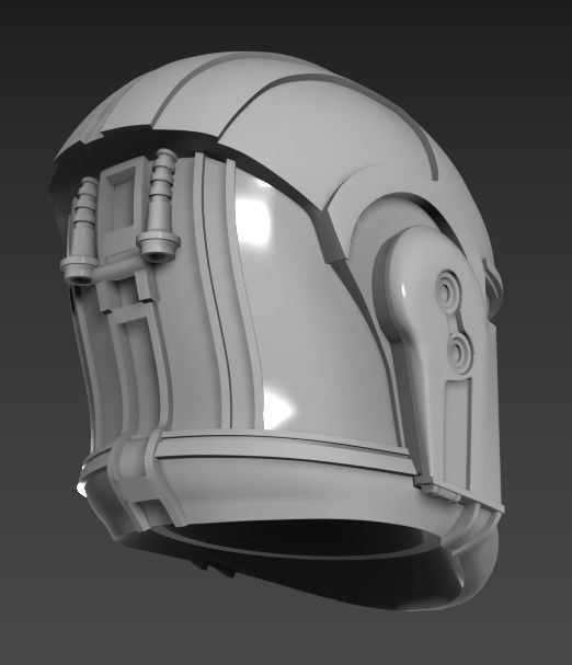 Clone Trooper Pilot Helmet n Chest Box 3d printing STL 3D model 3D ...