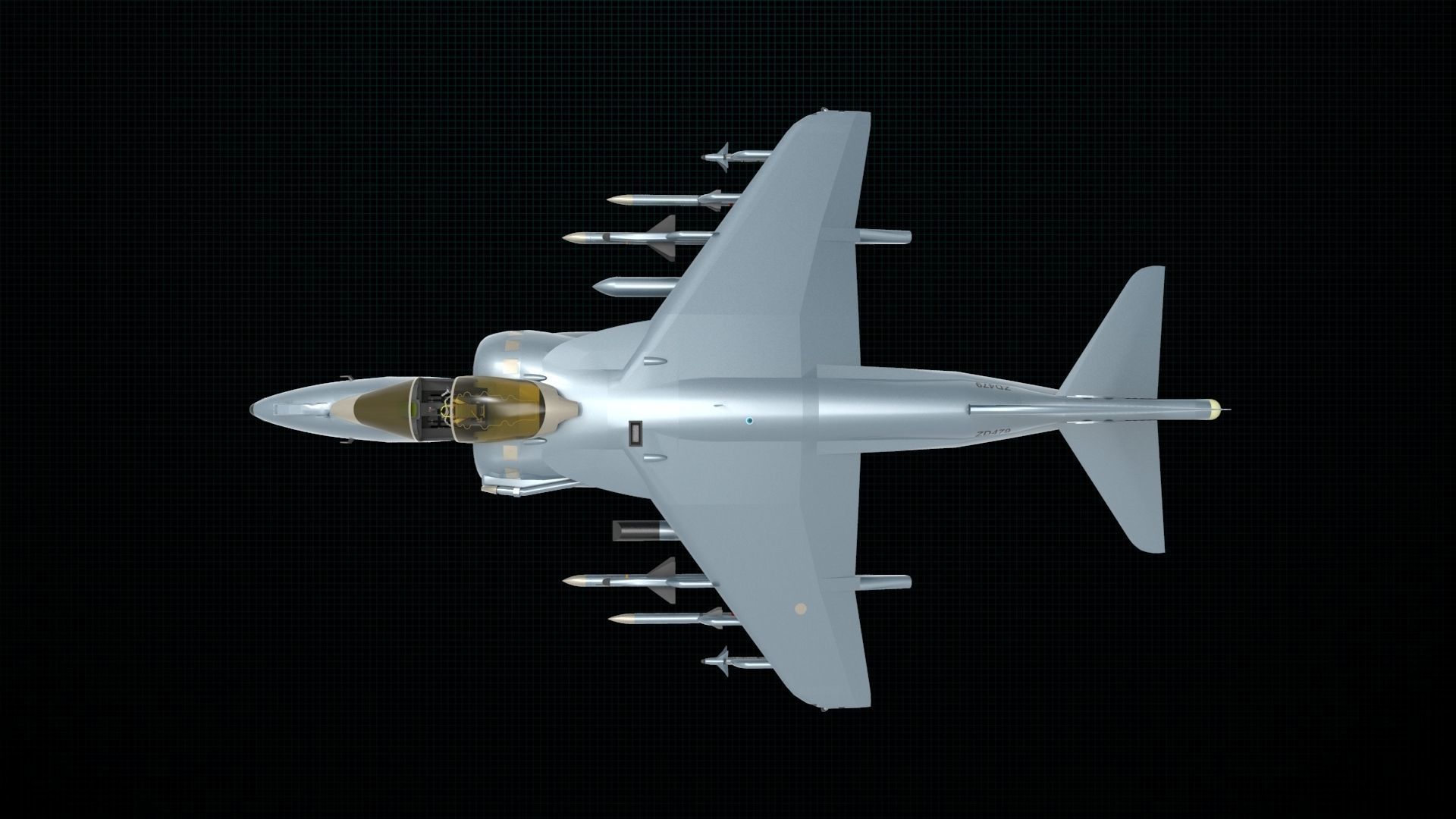 Harrier Jump Jet 3D model | CGTrader