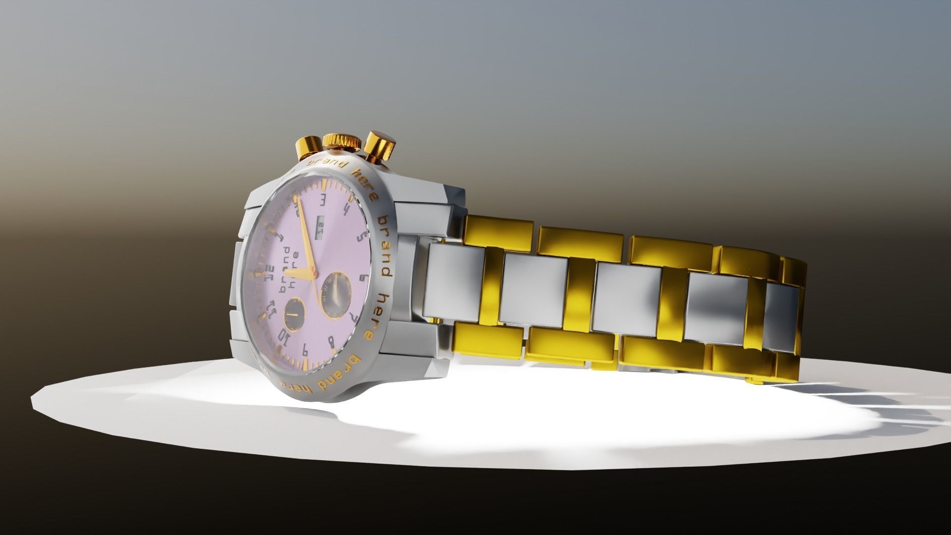 3D unbranded watch 3D model rigged | CGTrader