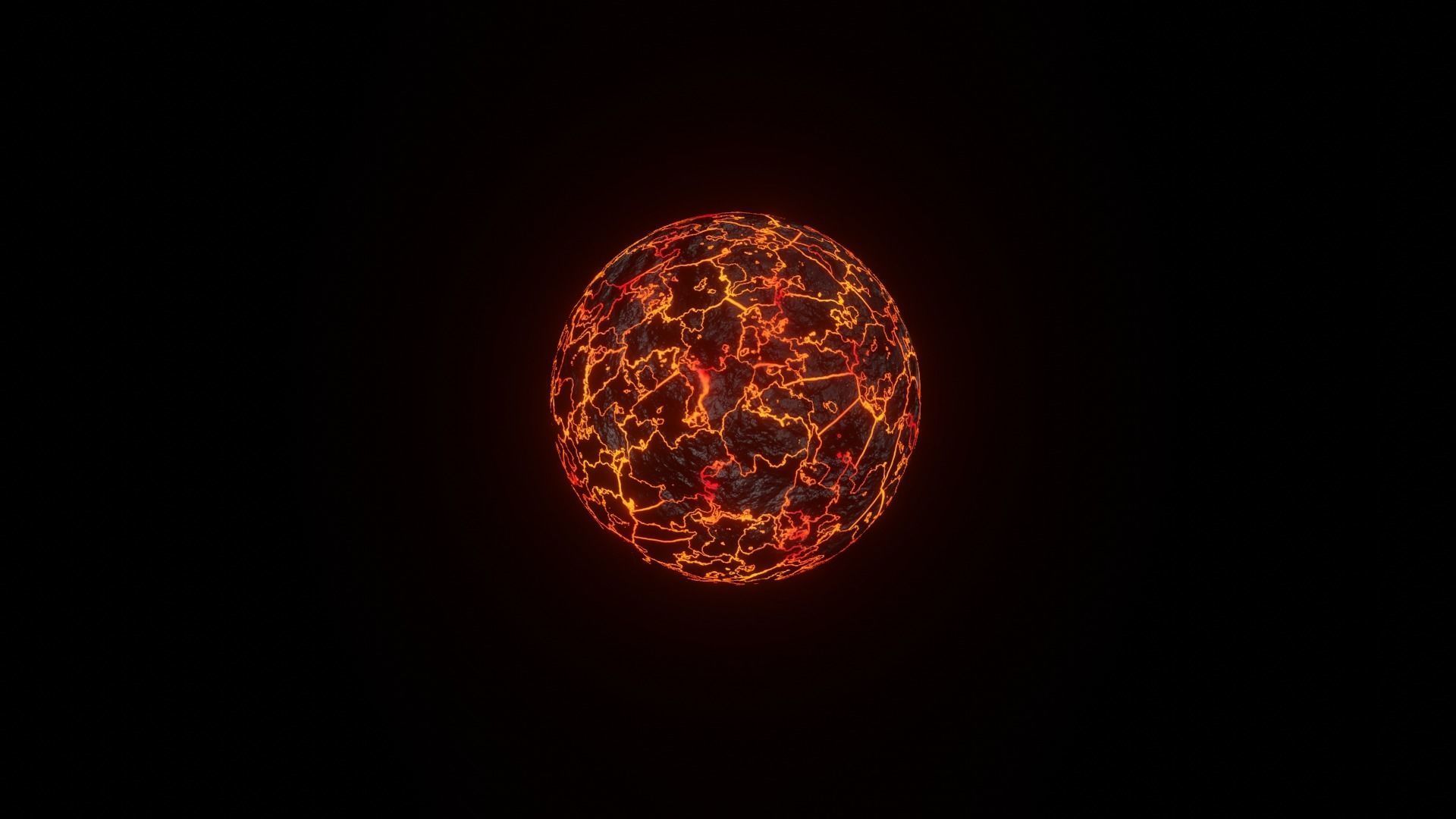 DESTROYED PLANET 3D model animated | CGTrader