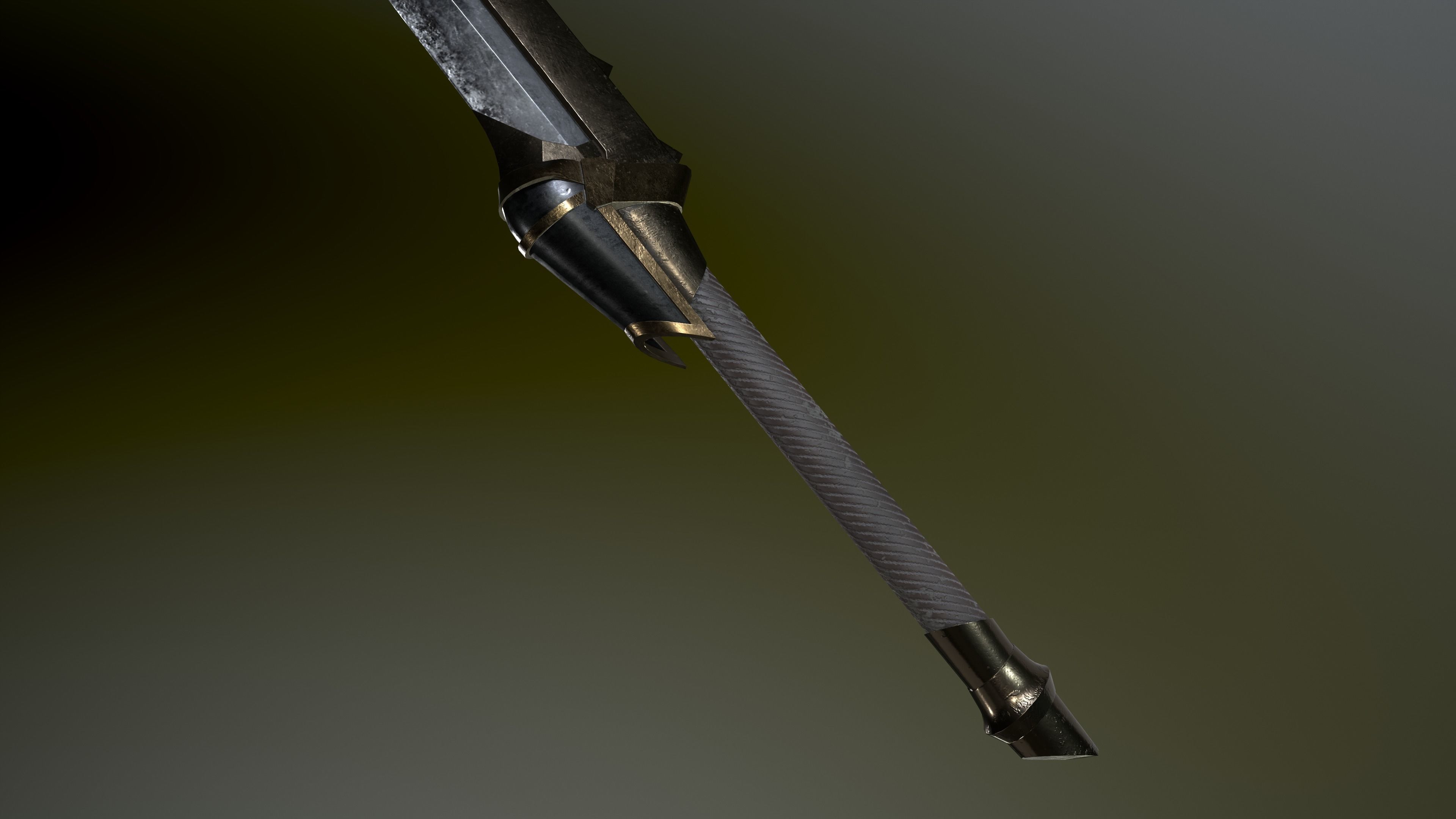 3D model Serrated sword game ready VR / AR / low-poly | CGTrader
