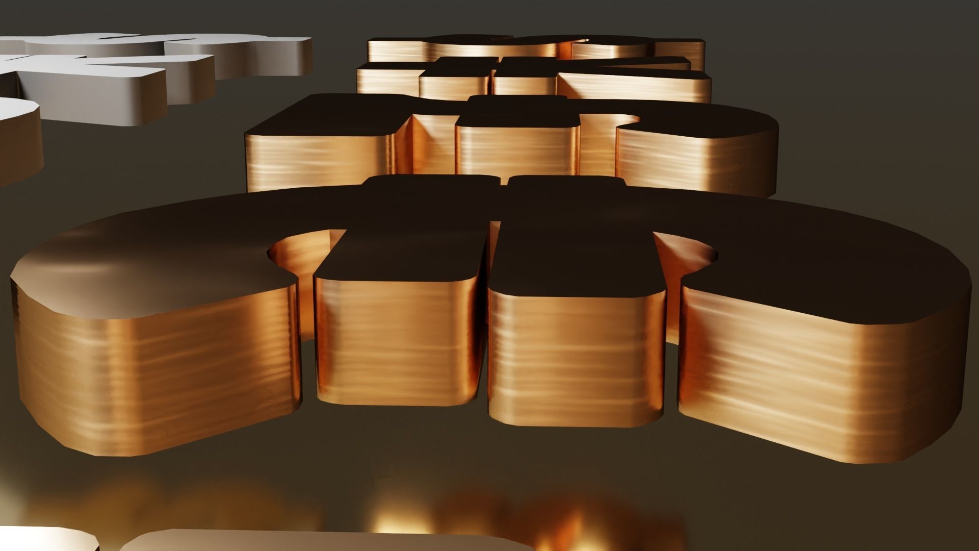 Currency symbols 3d model dollar euro pound ruble yen 3D model | CGTrader