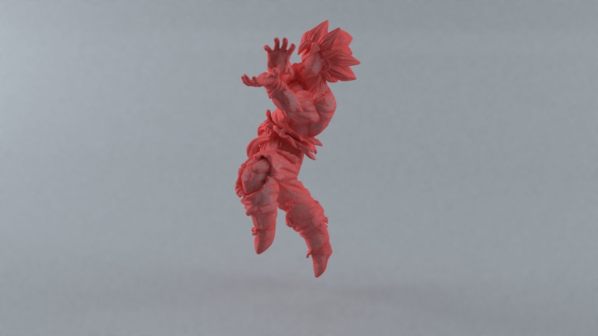 Goku Dragon Ball Kame Hame Ha 3D model 3D printable | CGTrader