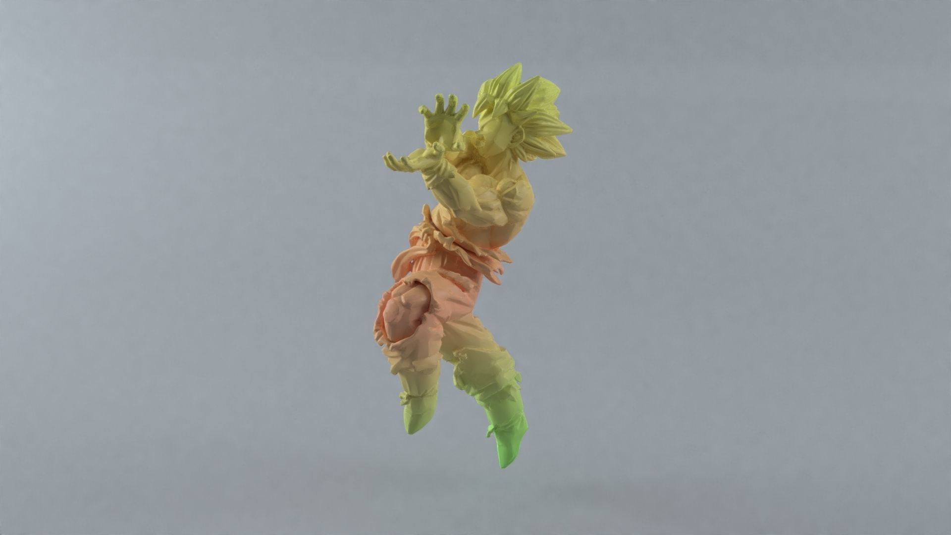 Goku Dragon Ball Kame Hame Ha 3D model 3D printable | CGTrader