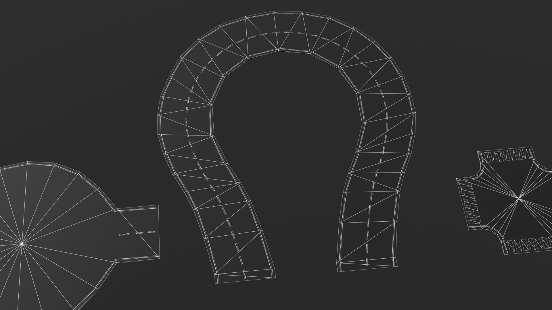 3D model Modular road pack VR / AR / low-poly | CGTrader