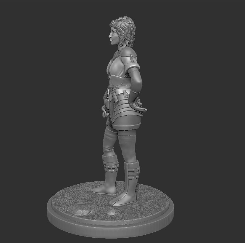 Human female priestess Sasha Krakorecka 3D model 3D printable | CGTrader