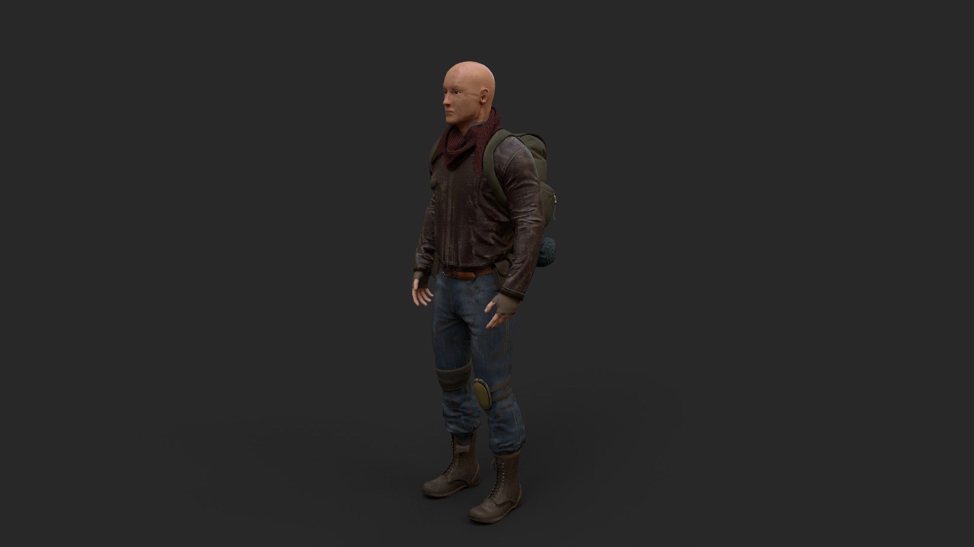 3D model Survivor Character VR / AR / low-poly | CGTrader