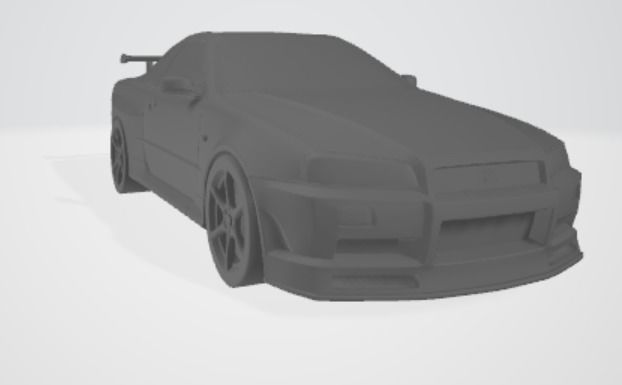 Nissan Skyline GT-R R34 3D model 3D printable | CGTrader