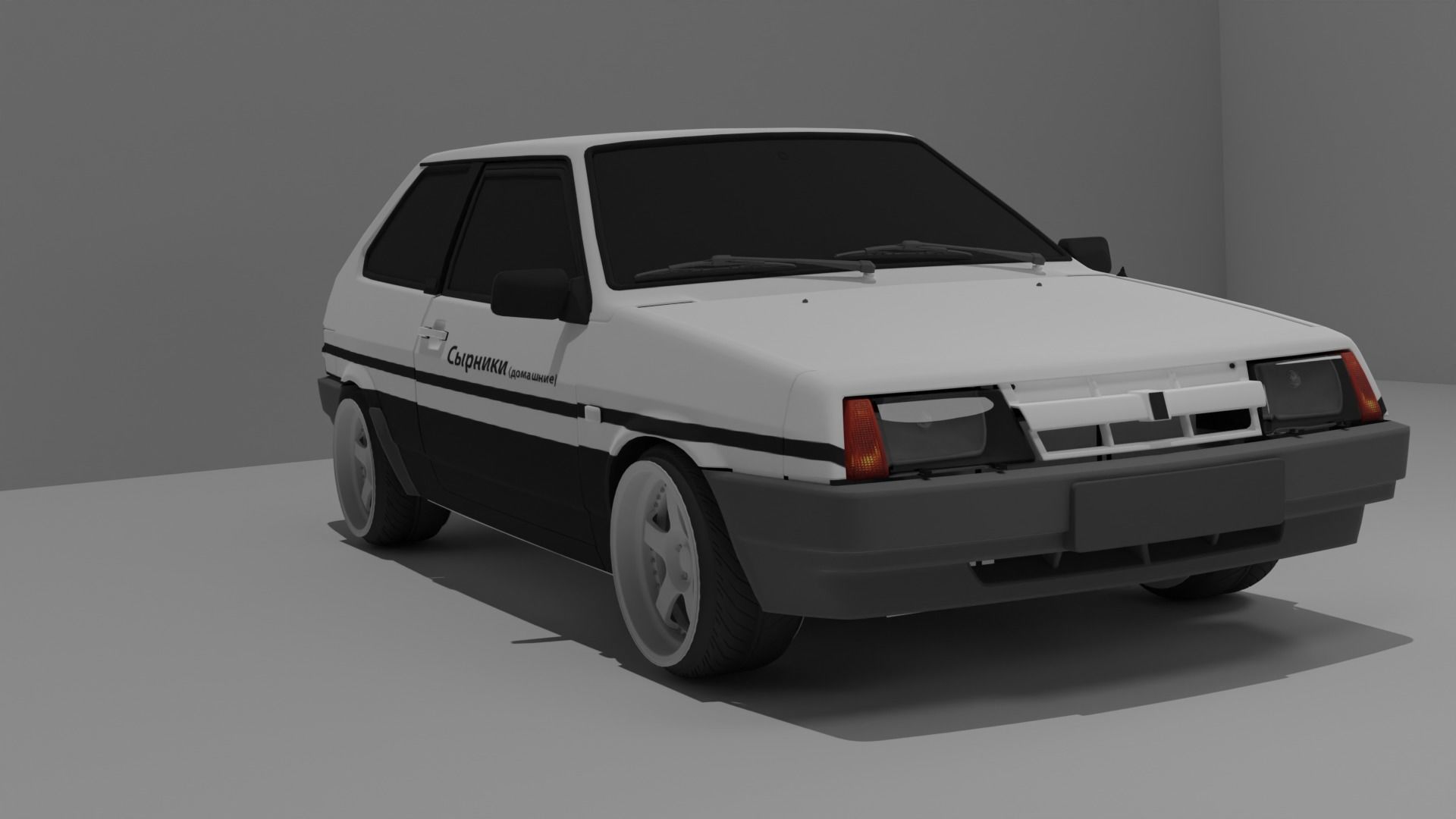 Lada Sputnik 2108 free 3D model | CGTrader
