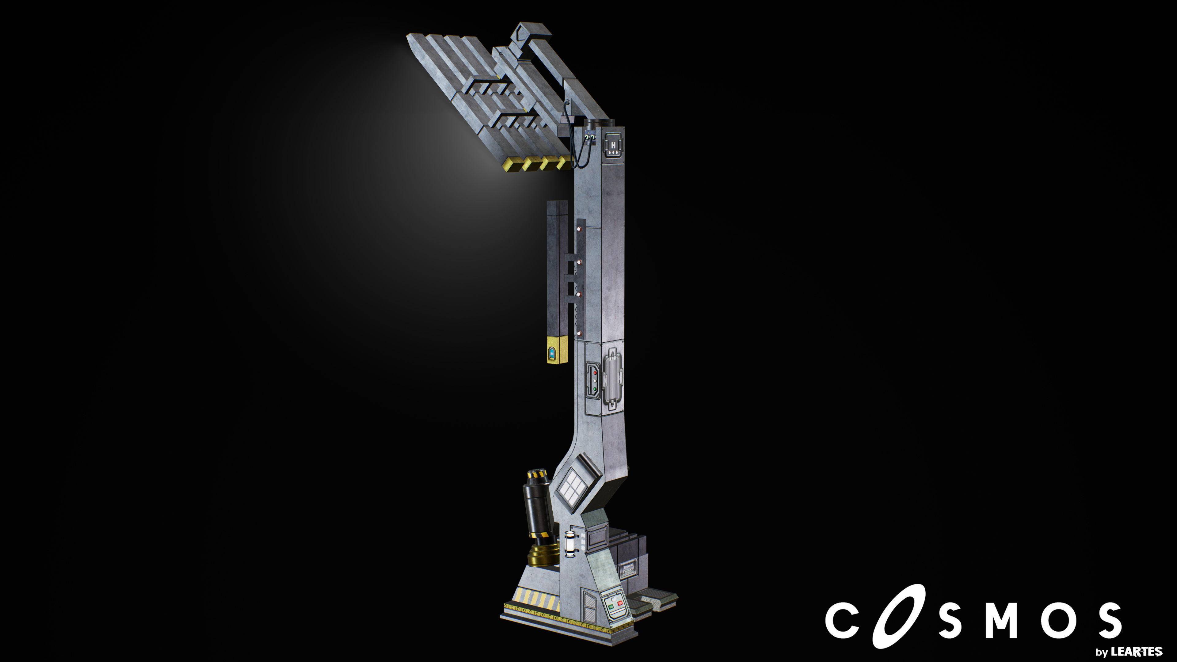 3D model Cyberpunk Light - 3 VR / AR / low-poly | CGTrader