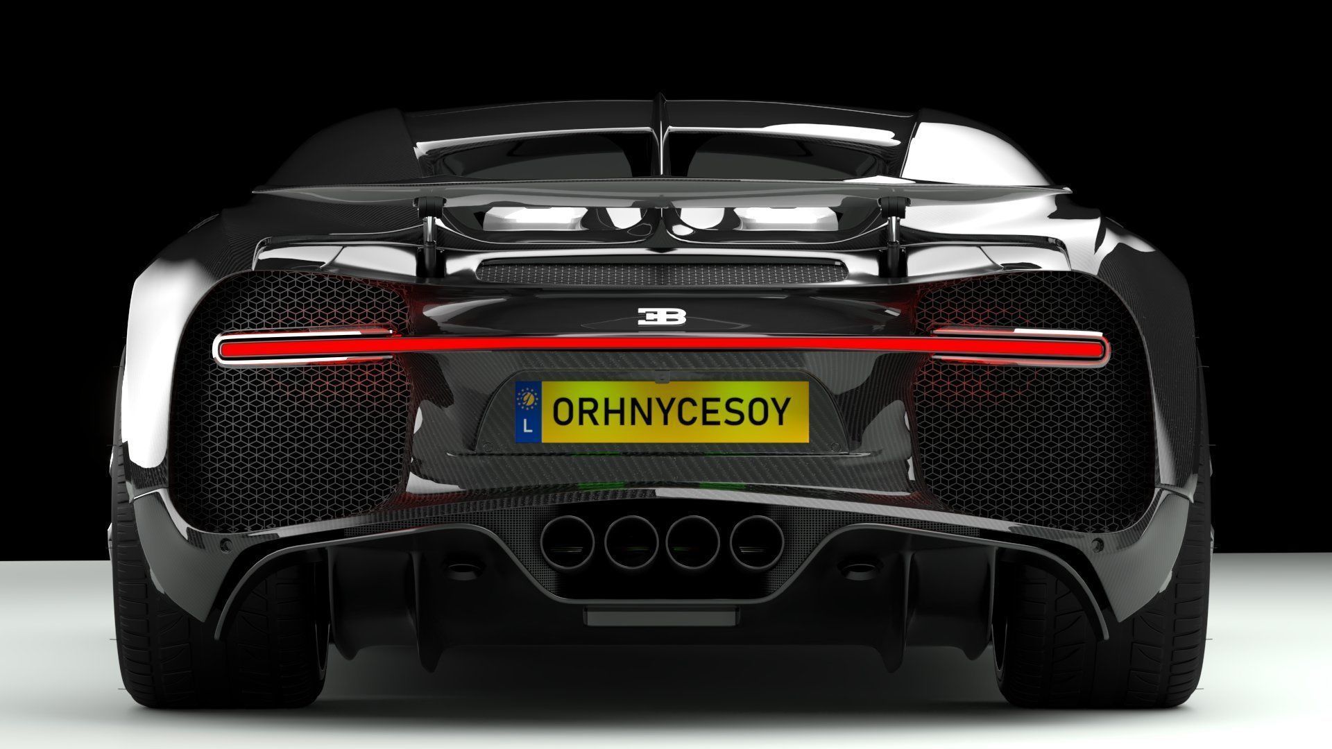 Bugatti Chiron Sport 2021 White Premium 3D model animated | CGTrader