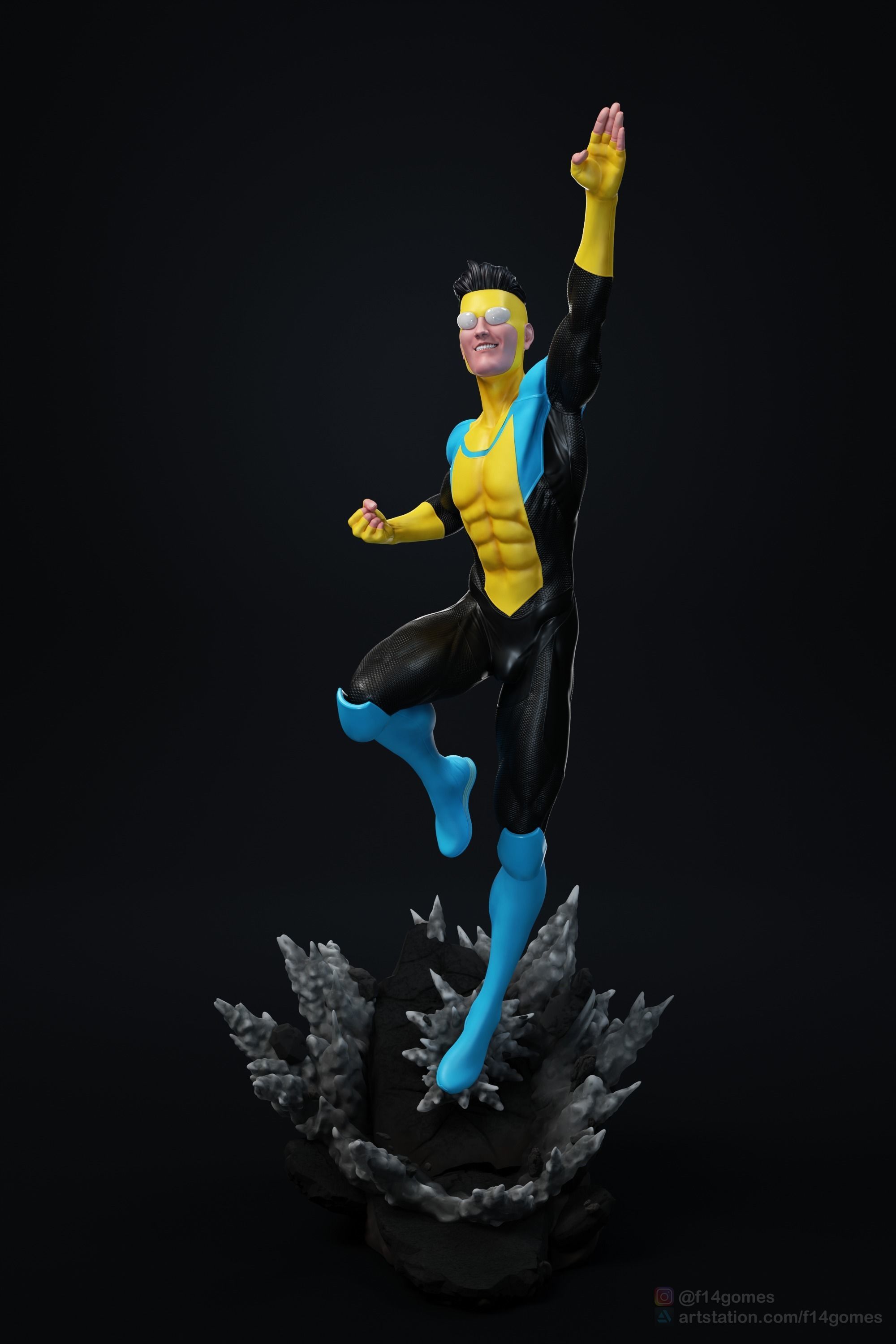Invincible - Mark Grayson 3D model 3D printable | CGTrader