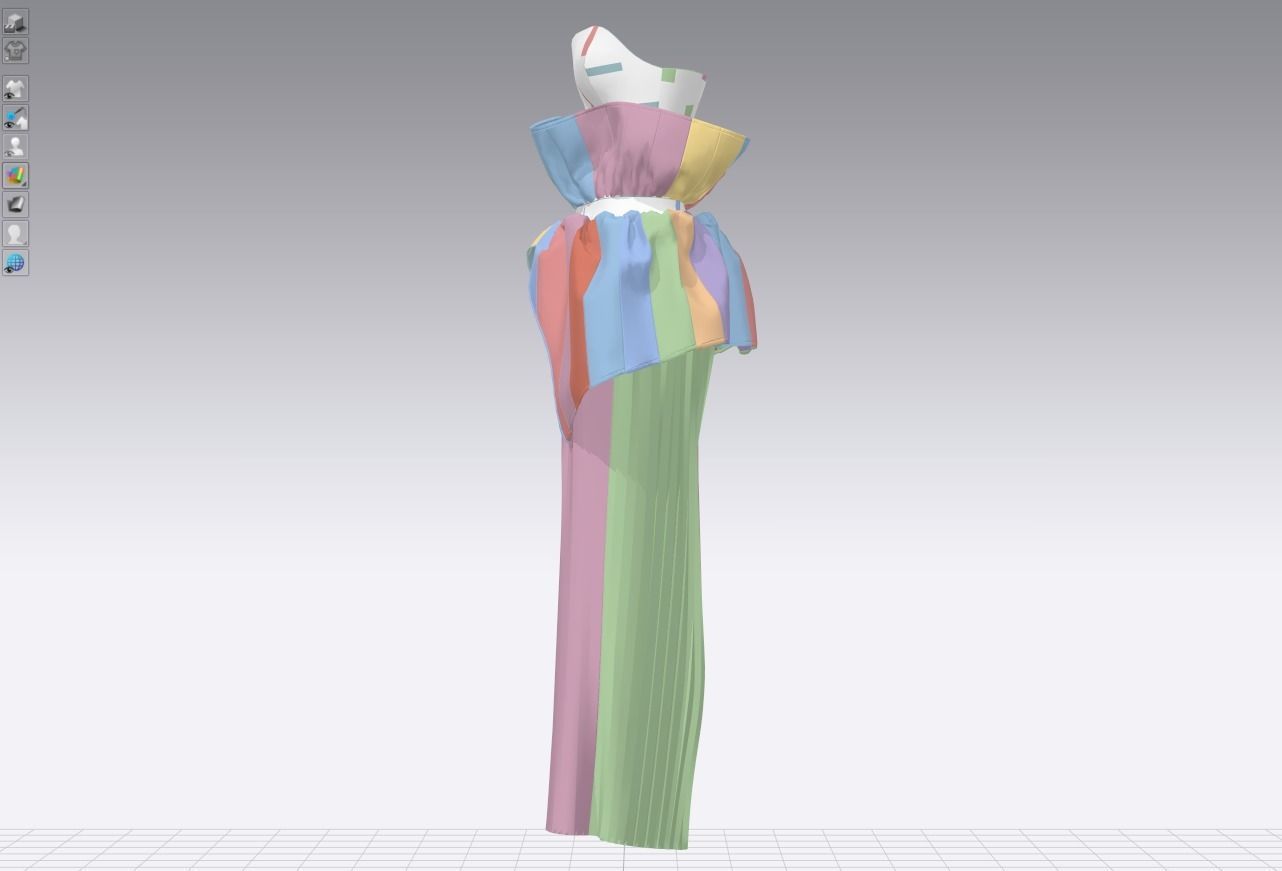 Womens black jumpsuit with an Arabic sadu print 3D model | CGTrader