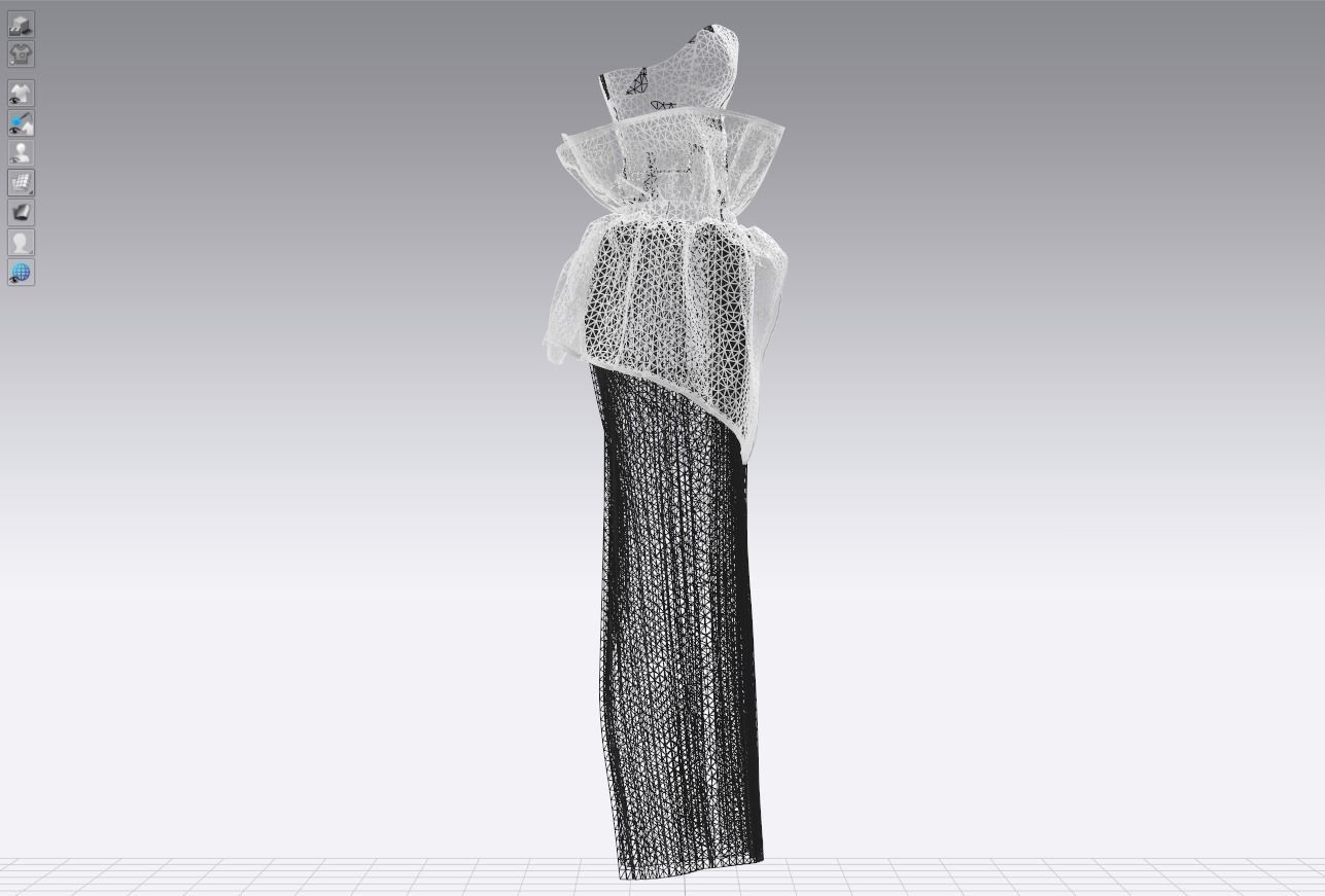 Womens black jumpsuit with an Arabic sadu print 3D model | CGTrader