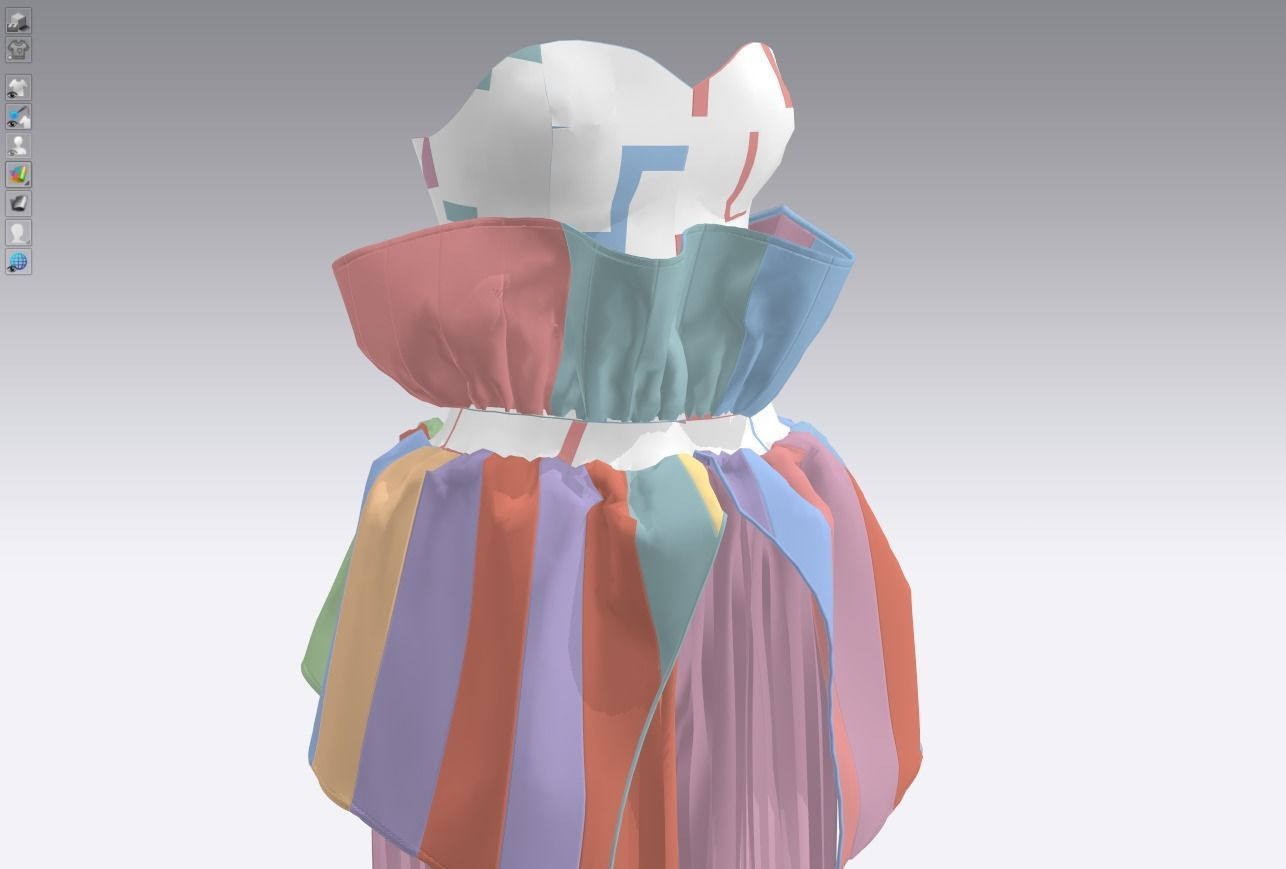 Womens black jumpsuit with an Arabic sadu print 3D model | CGTrader