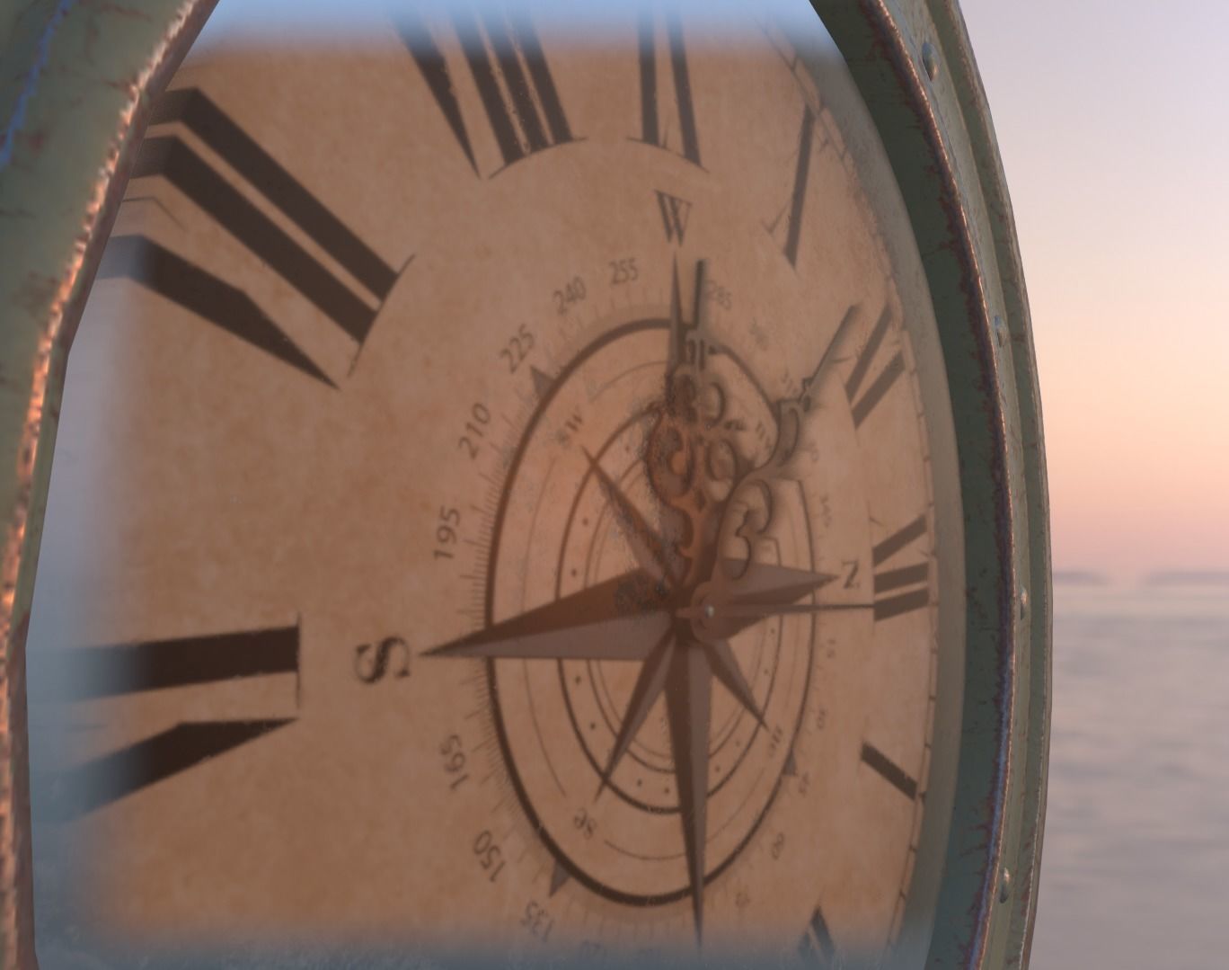 Low Poly Old Clock wall free VR / AR / low-poly 3D model | CGTrader