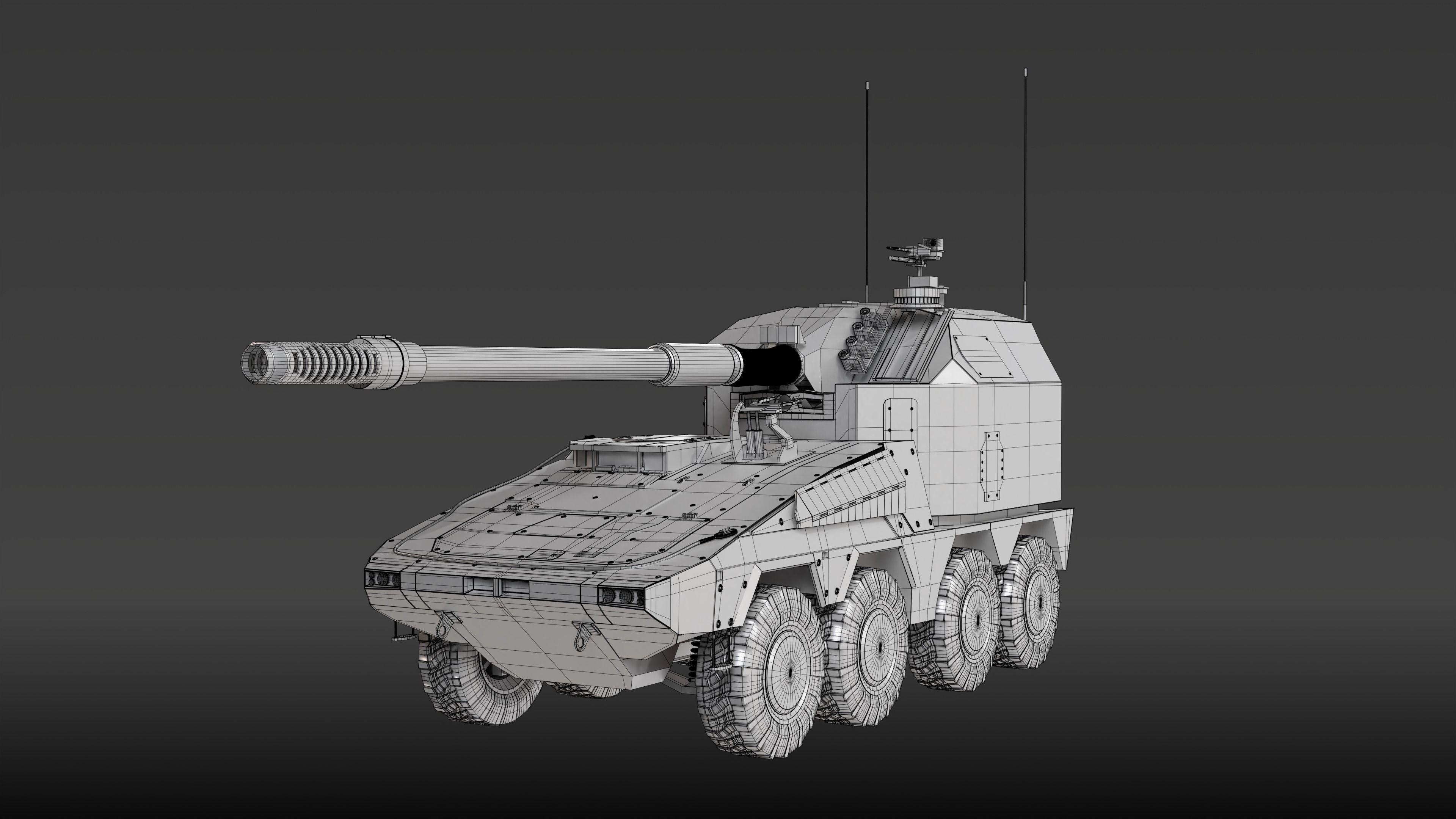 Boxer RCH 155 3D model | CGTrader