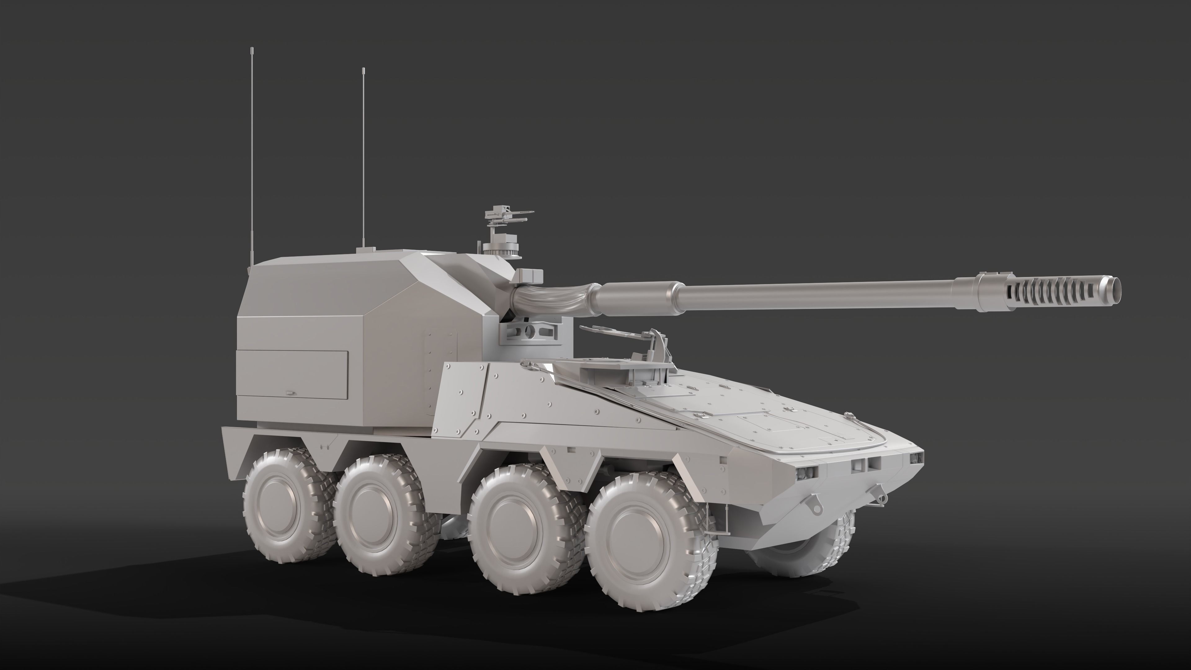 Boxer RCH 155 3D model | CGTrader