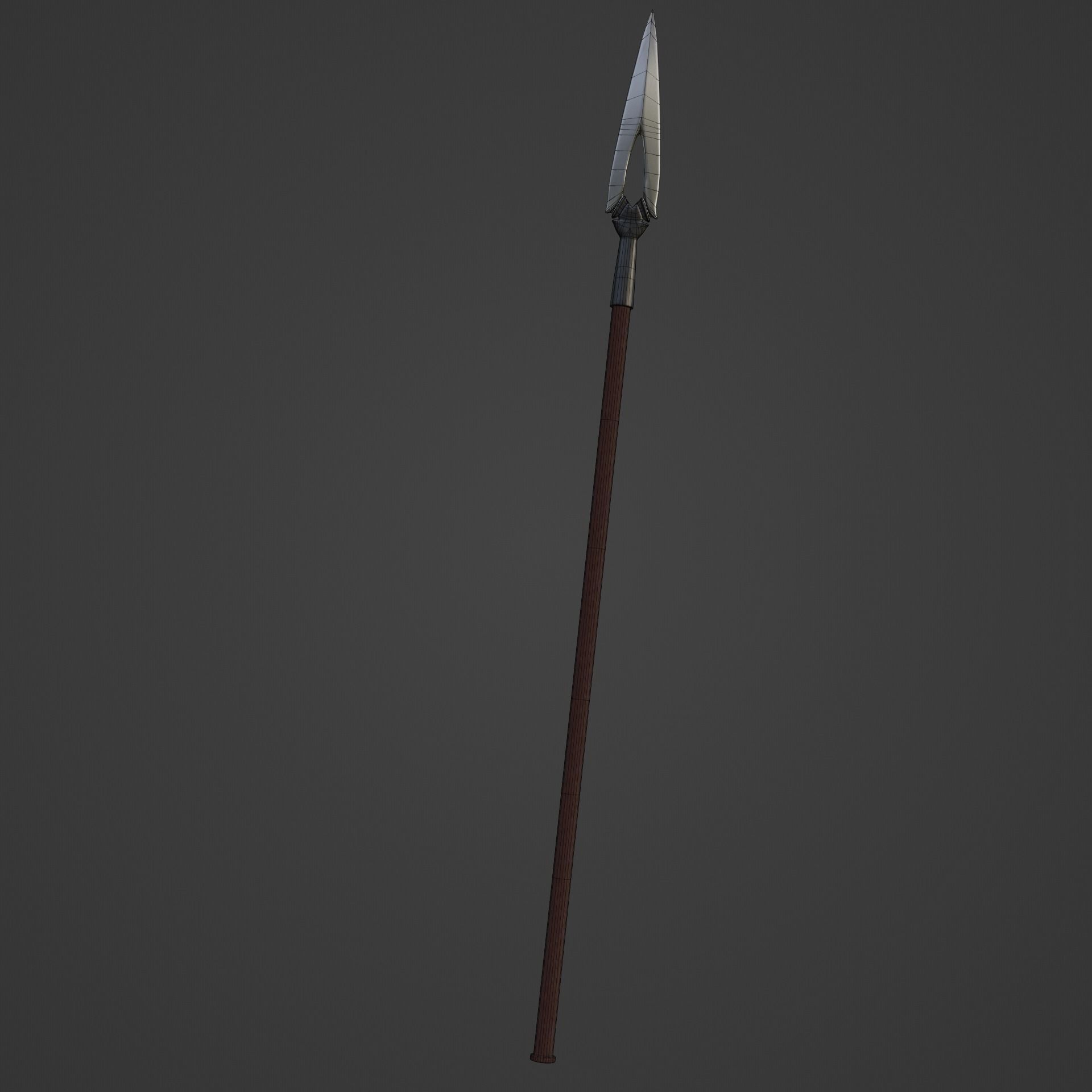 spear PBR low-poly game free VR / AR / low-poly 3D model | CGTrader