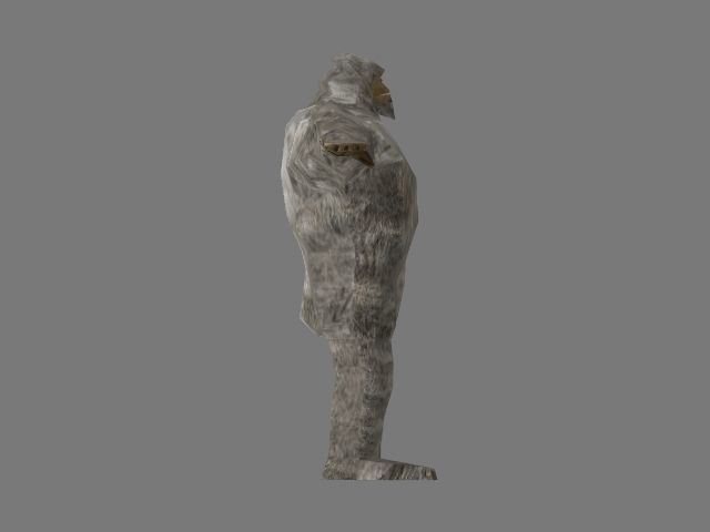 3D model Yeti Low Poly 3D Normal Mapped FBX VR / AR / low-poly | CGTrader