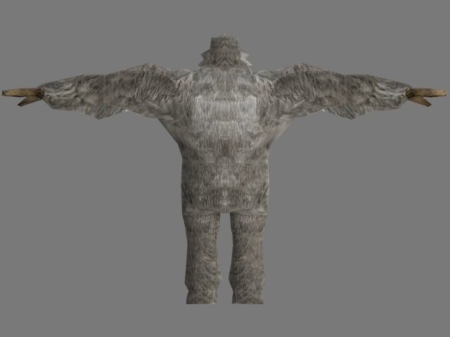 3D model Yeti Low Poly 3D Normal Mapped FBX VR / AR / low-poly | CGTrader