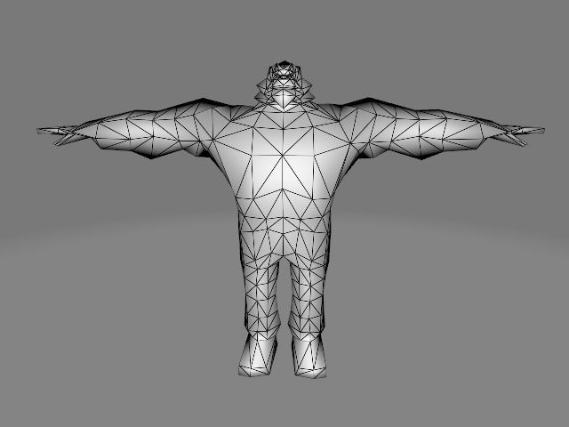 3D model Yeti Low Poly 3D Normal Mapped FBX VR / AR / low-poly | CGTrader