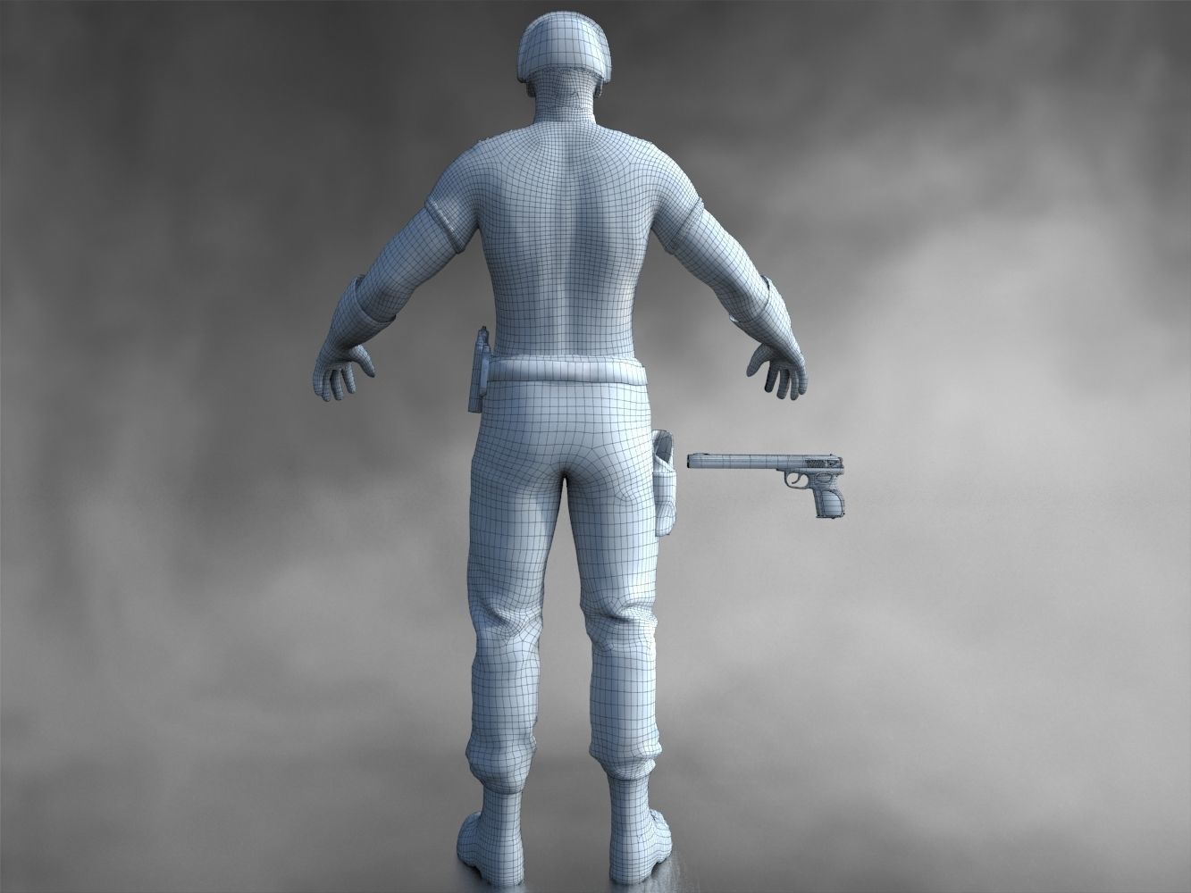3D model Peacemaker VR / AR / low-poly rigged | CGTrader
