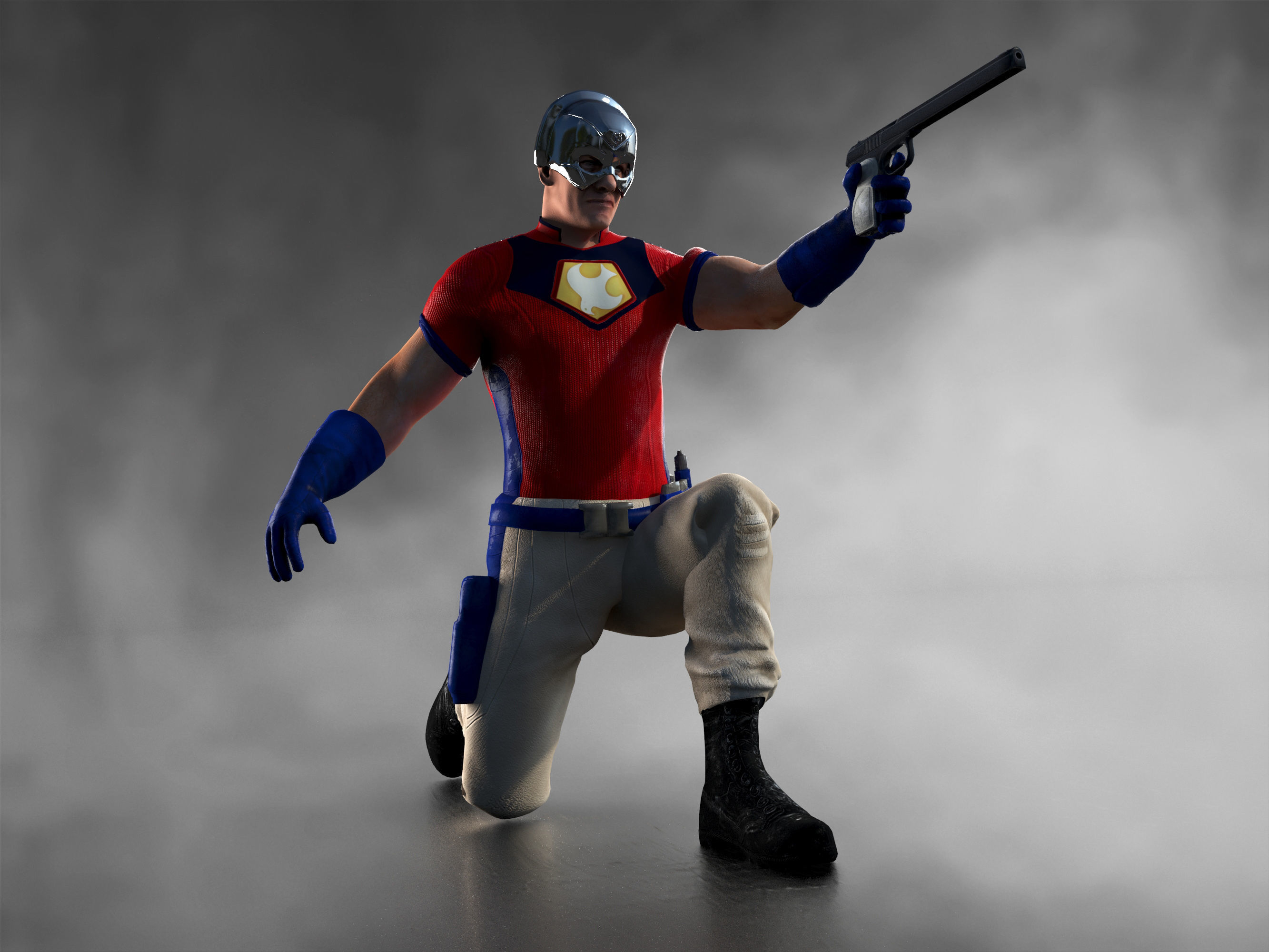 3D model Peacemaker VR / AR / low-poly rigged | CGTrader