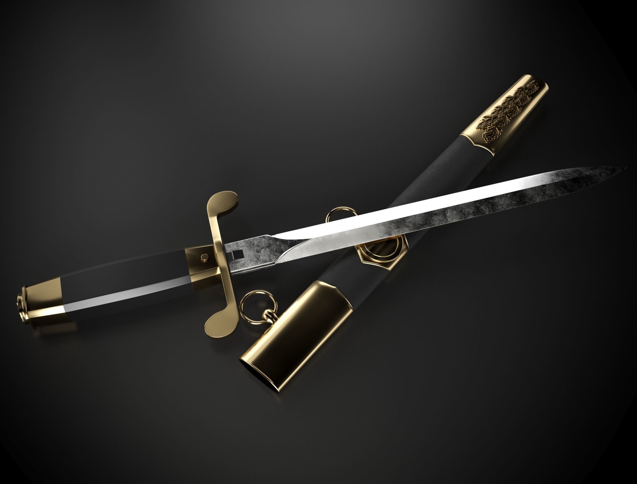 officers cutlass 3D model | CGTrader