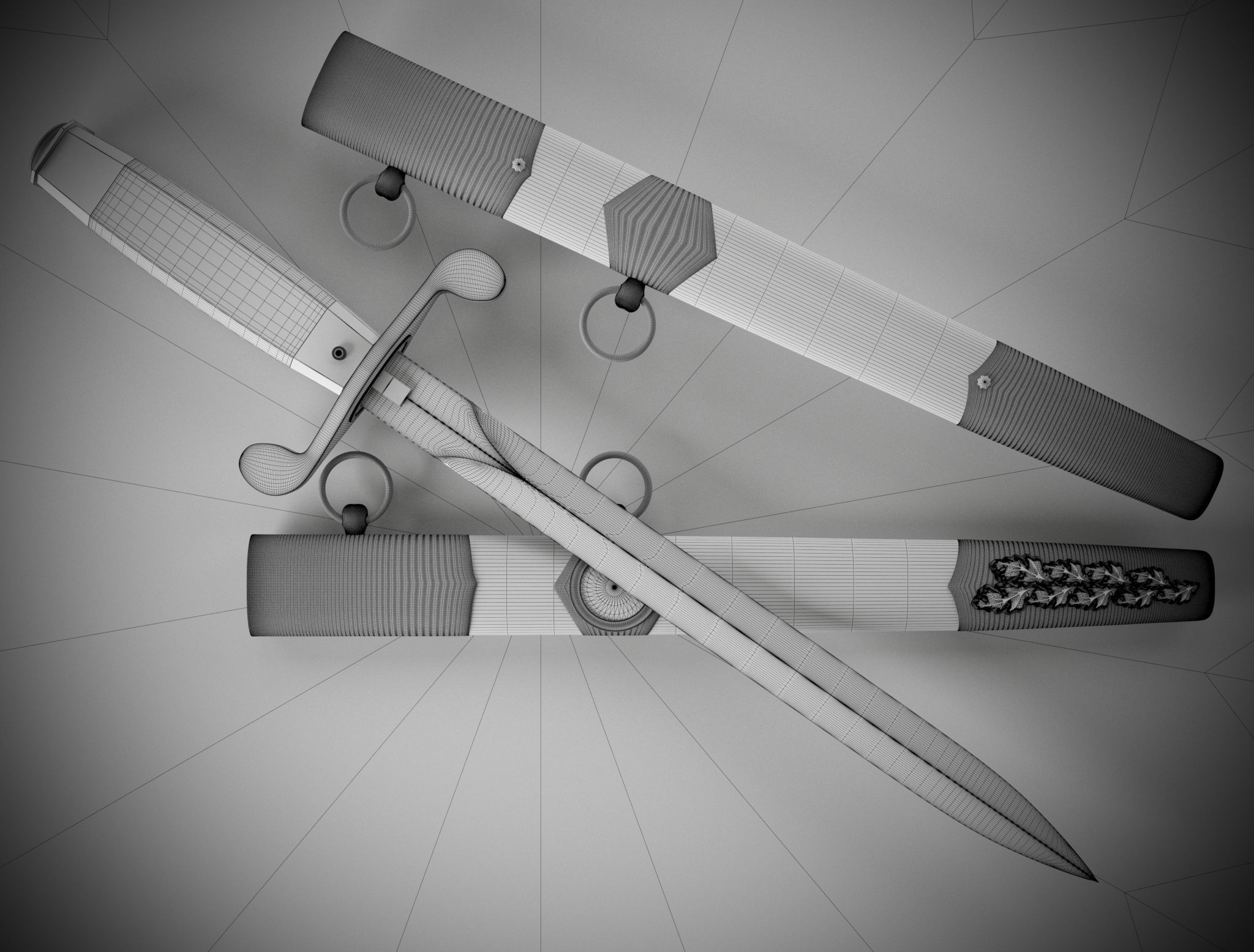 officers cutlass 3D model | CGTrader