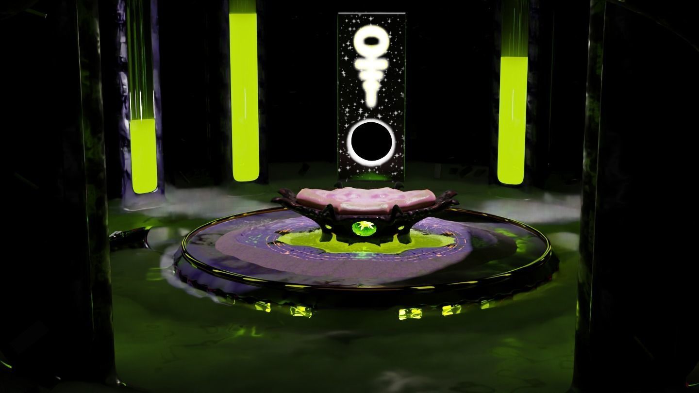 Dark Fantasy Chamber Set - Blender Only free 3D model | CGTrader