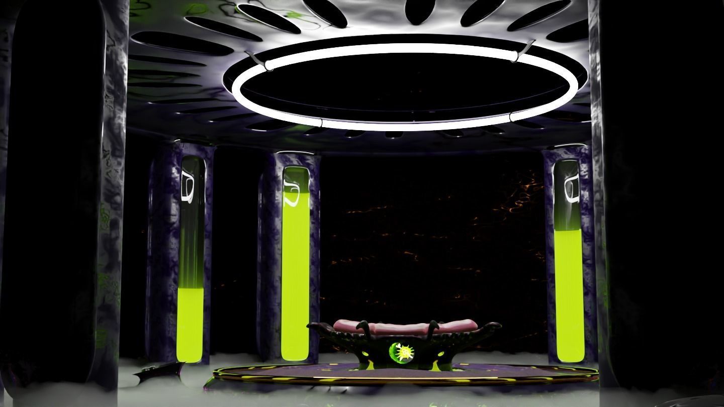 Dark Fantasy Chamber Set - Blender Only free 3D model | CGTrader