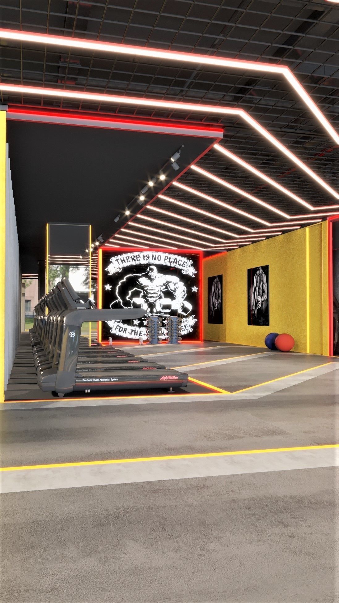 3D model Low-Poly Fitness-Gym Pack Low-poly 3D model VR / AR / low-poly ...