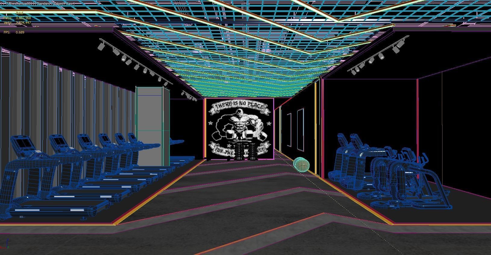 3D model Low-Poly Fitness-Gym Pack Low-poly 3D model VR / AR / low-poly ...