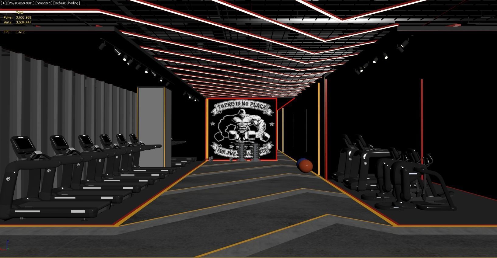 3D model Low-Poly Fitness-Gym Pack Low-poly 3D model VR / AR / low-poly ...