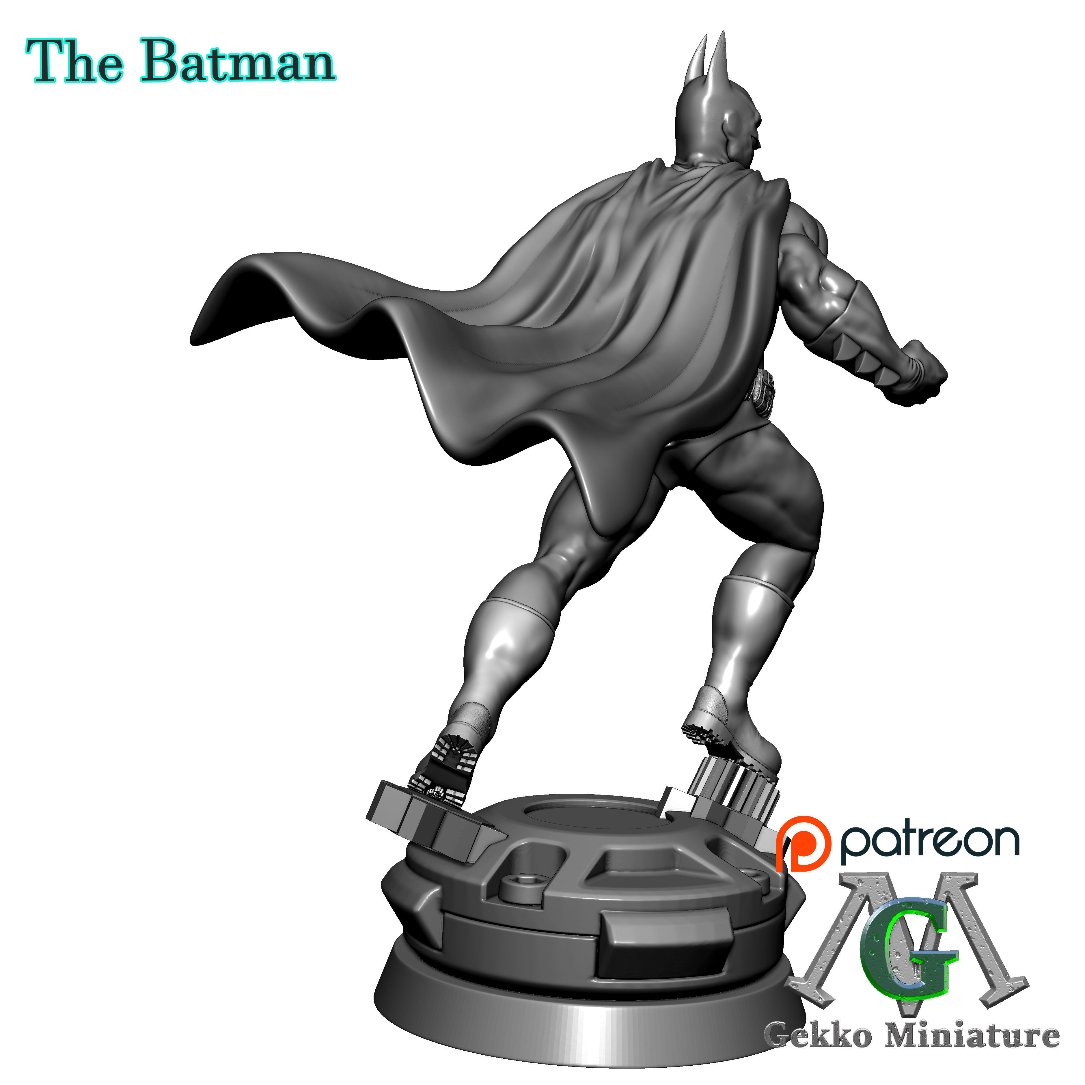 Batman 75mm STL 3D Printing for Tabletop Gaming 3D model 3D printable ...