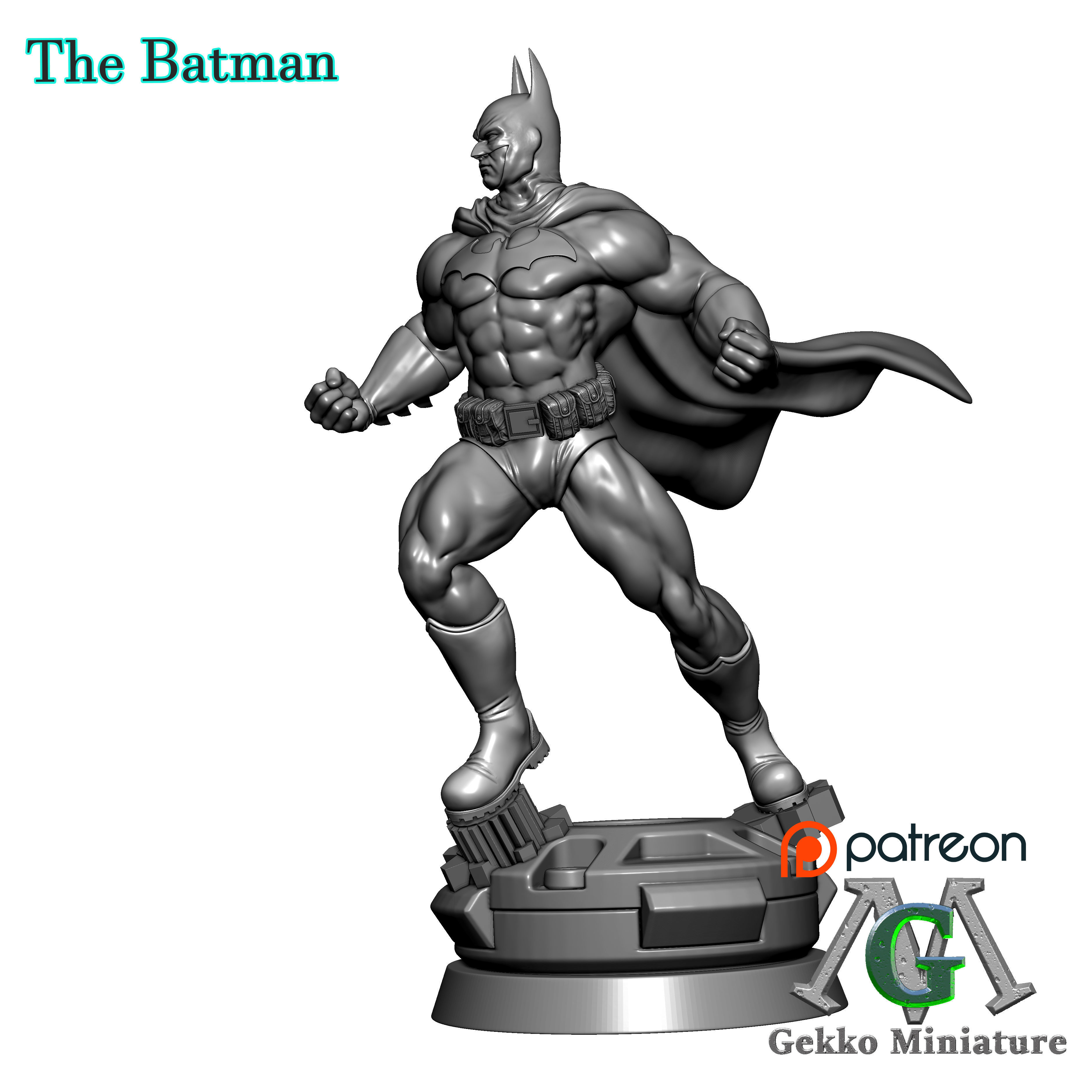Batman 75mm STL 3D Printing for Tabletop Gaming 3D model 3D printable ...