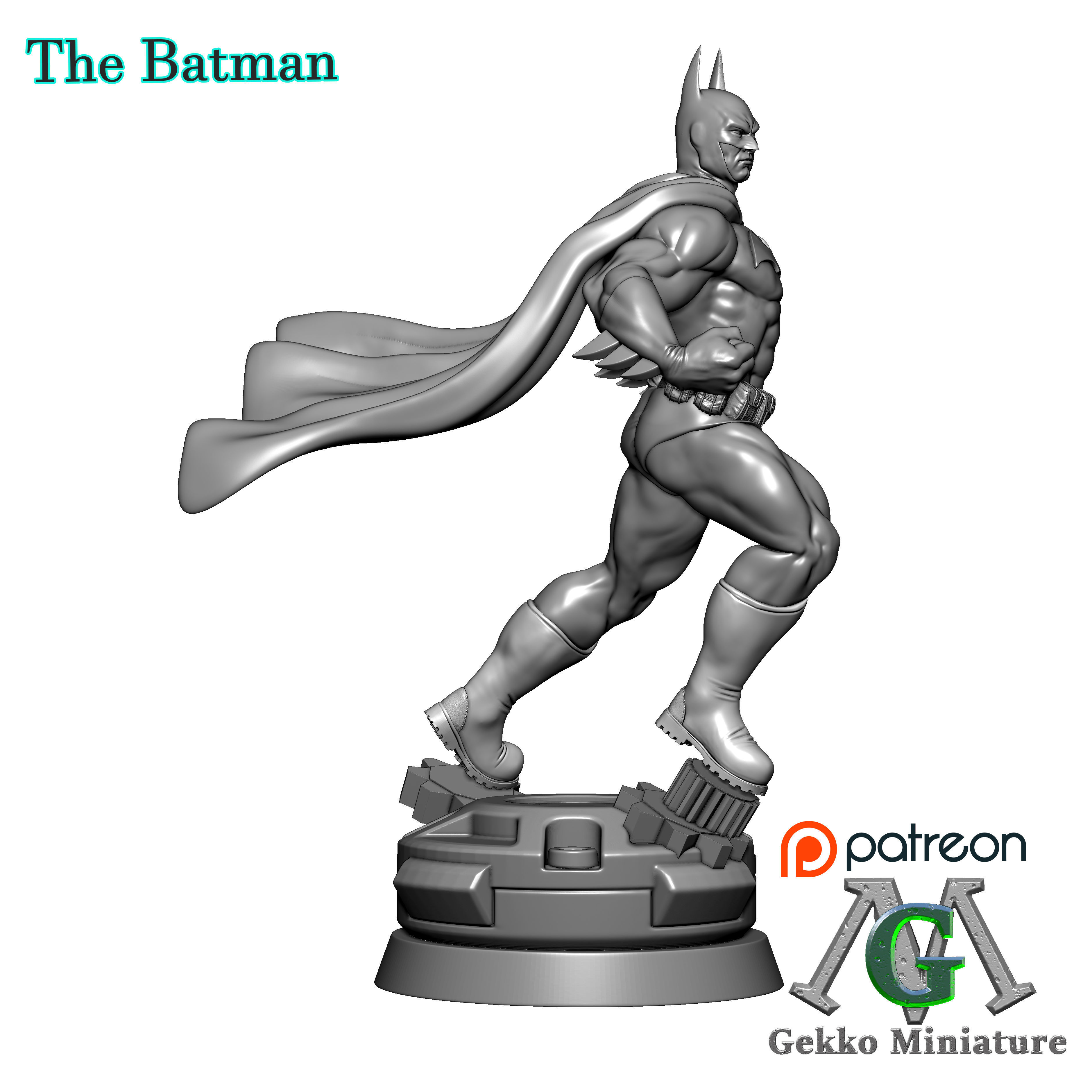 Batman 75mm STL 3D Printing for Tabletop Gaming 3D model 3D printable ...