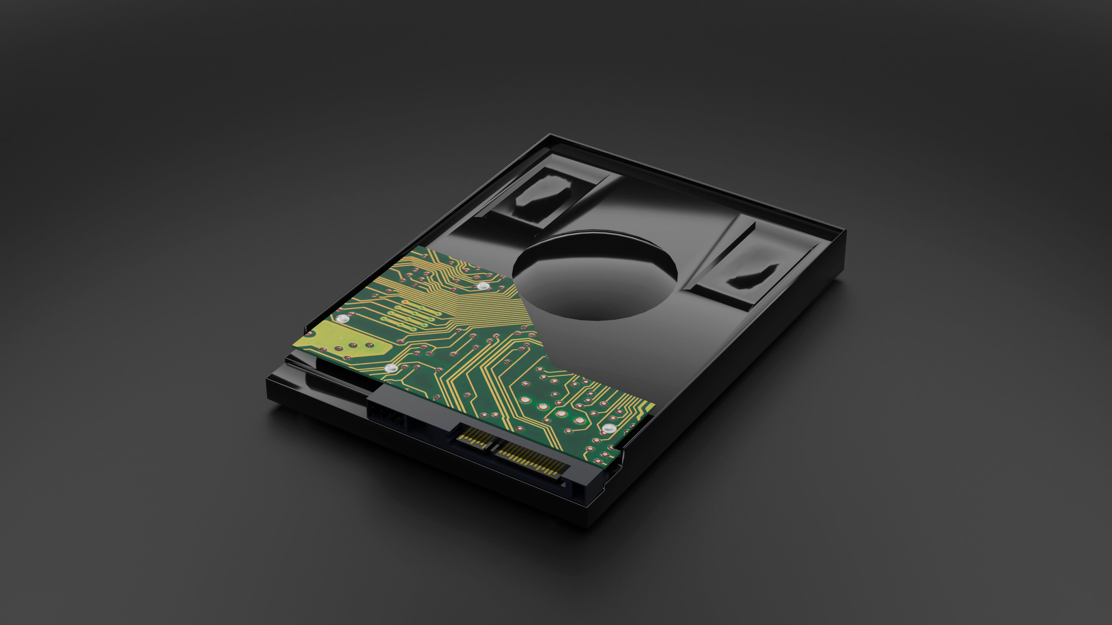 Hard disk drive HDD 3D model | CGTrader
