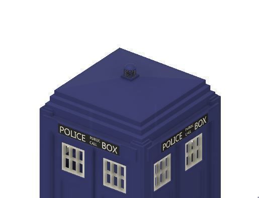 Police Box - Dr Who Tardis 3D model 3D printable | CGTrader