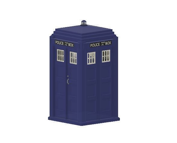 Police Box - Dr Who Tardis 3D model 3D printable | CGTrader