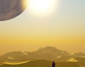 Desert environment 3D Print Models | CGTrader