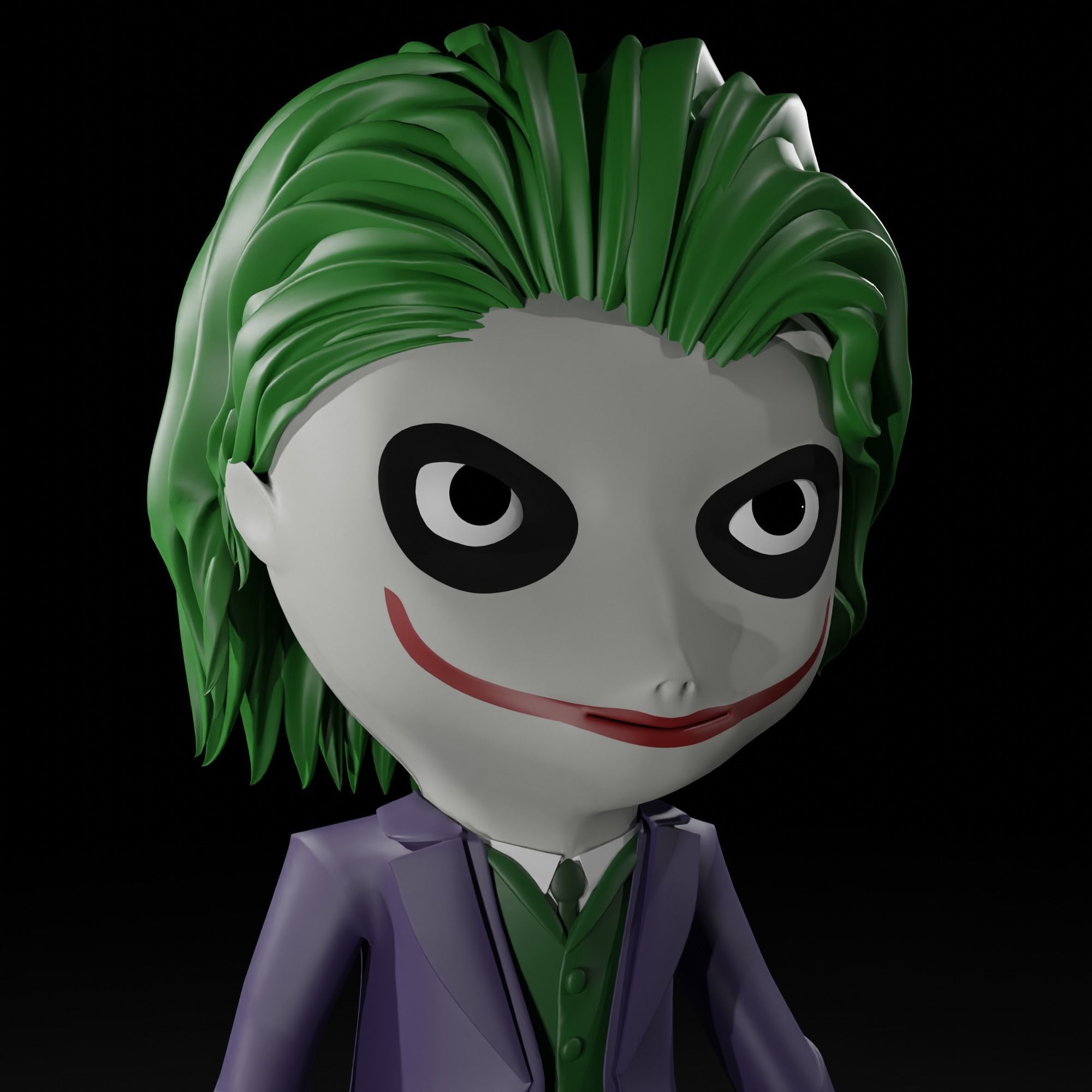 Lil Joker Fan Art Figure free VR / AR / low-poly 3D model | CGTrader