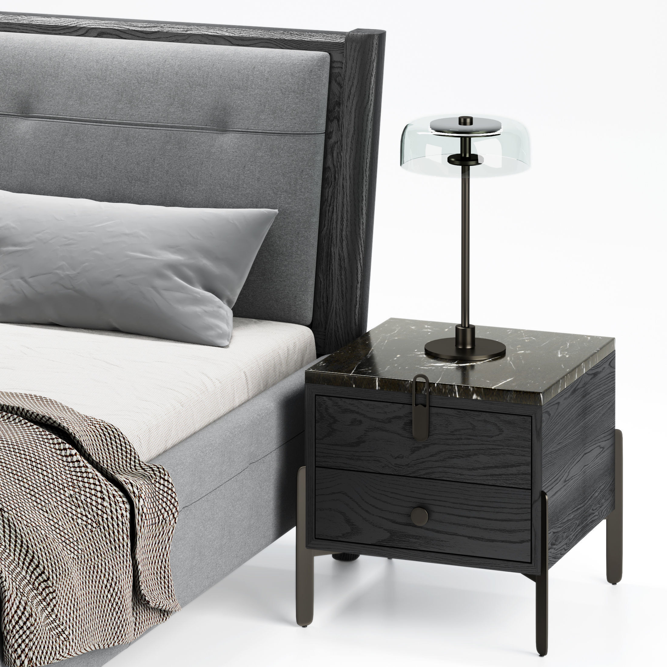 Jara Bed by Rolf Benz 3D model | CGTrader