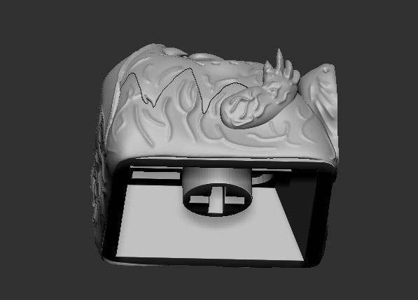 Venom Keycap Mechanical Keyboard Ninja Keed 3D model 3D printable ...