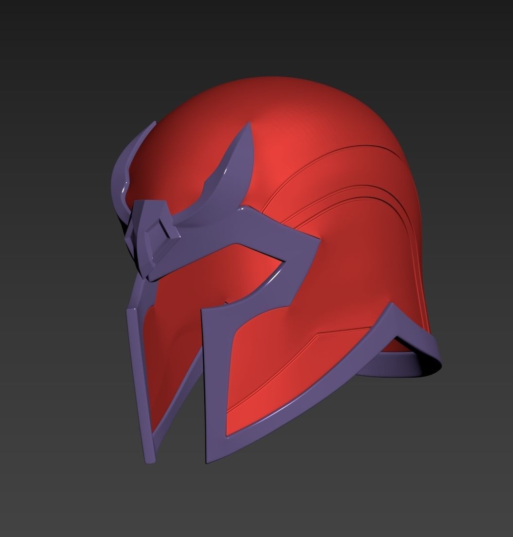 Magneto Helmet X-Man Cosplay 3D model 3D printable | CGTrader