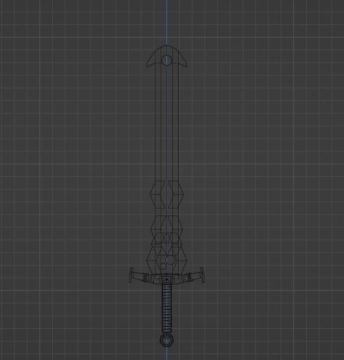 Sword-mace sword with blood free VR / AR / low-poly 3D model | CGTrader
